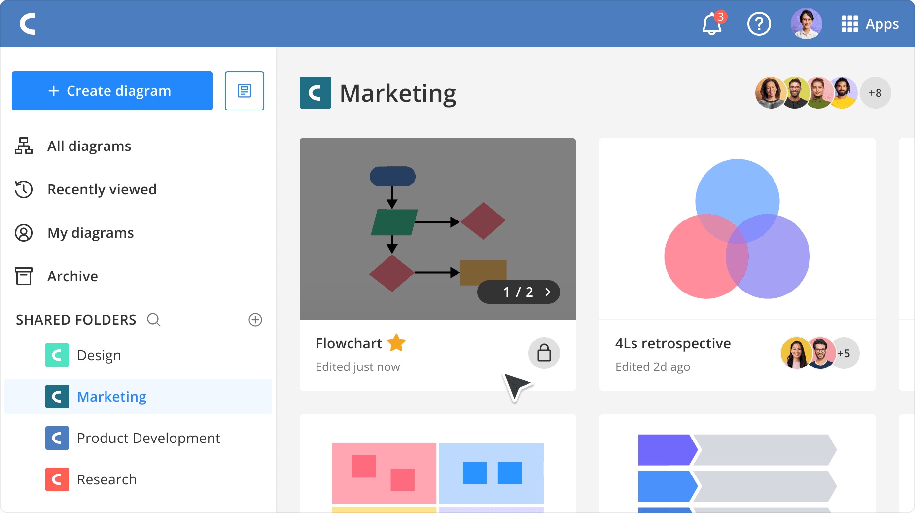 Features | Cacoo Online Diagramming Tool | Nulab
