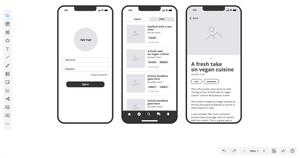 iOS Wireframe | Cacoo | Nulab