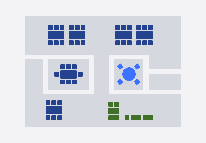 Cubicle Layout | Cacoo | Nulab
