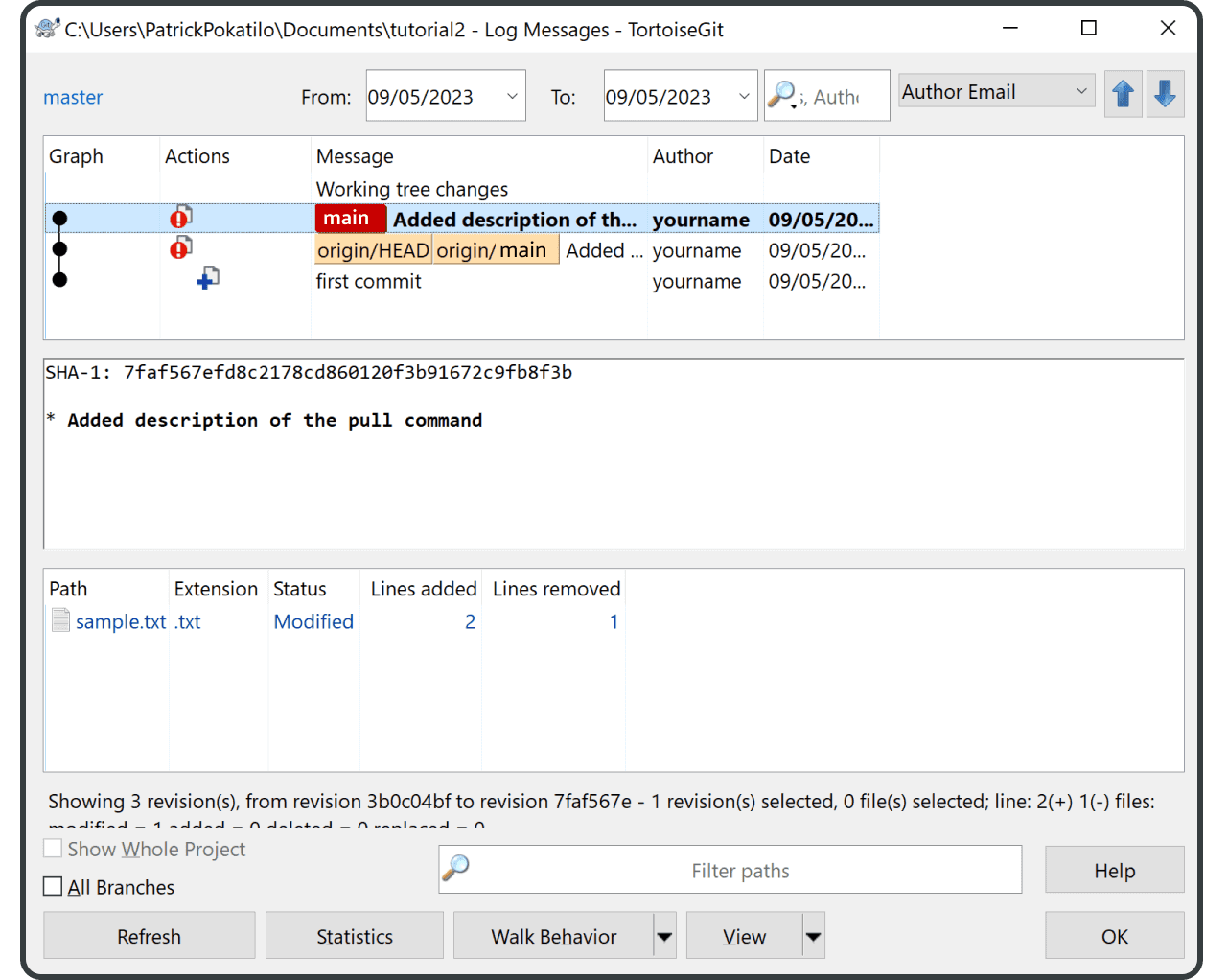 Make a conflict | Git tutorial | Nulab
