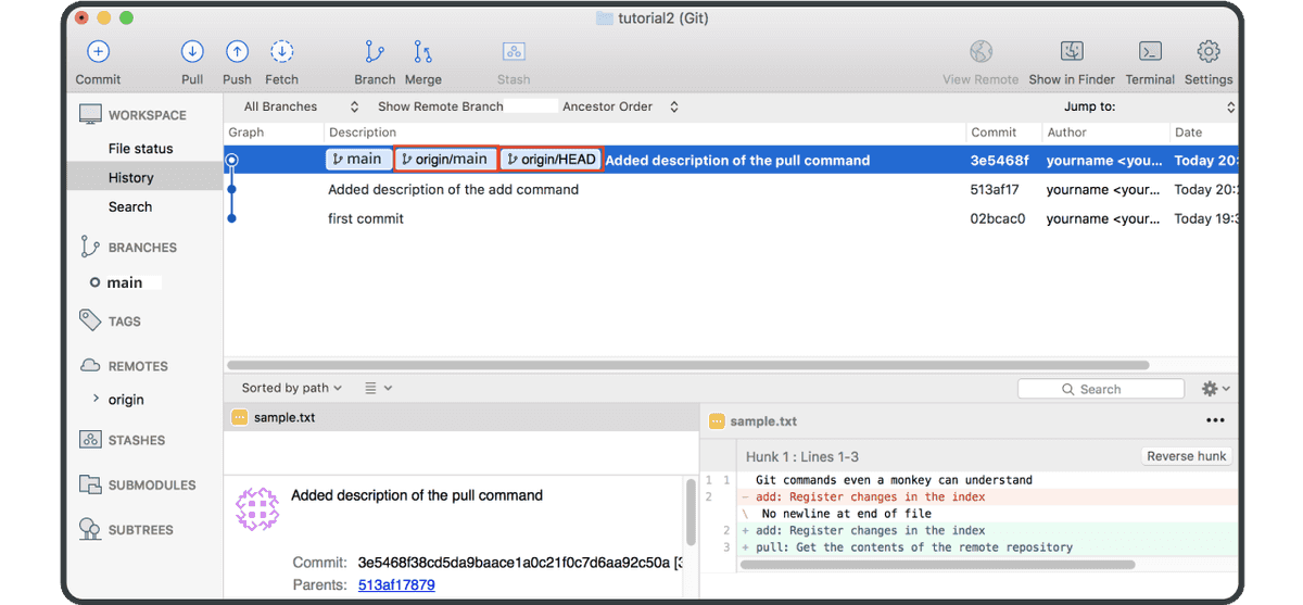 Tạo Xung đột Git Tutorial Nulab 