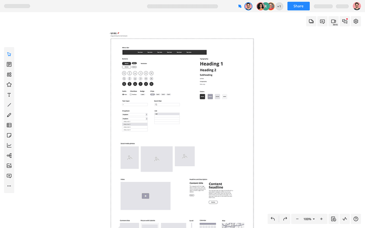 Landing Page Wireframe | Cacoo | Nulab