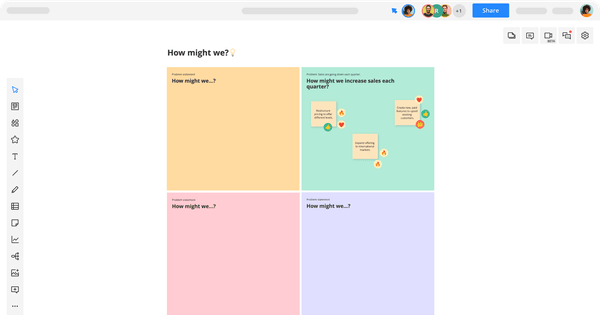 How Might We Template | Cacoo | Nulab