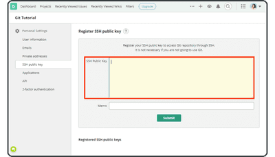 Ssh Connection Settings Git Tutorial Nulab