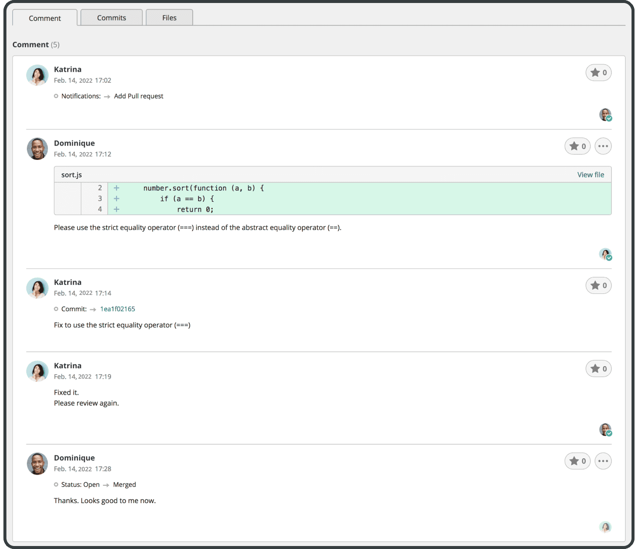 Backlog 中的拉取请求 | Git tutorial | Nulab