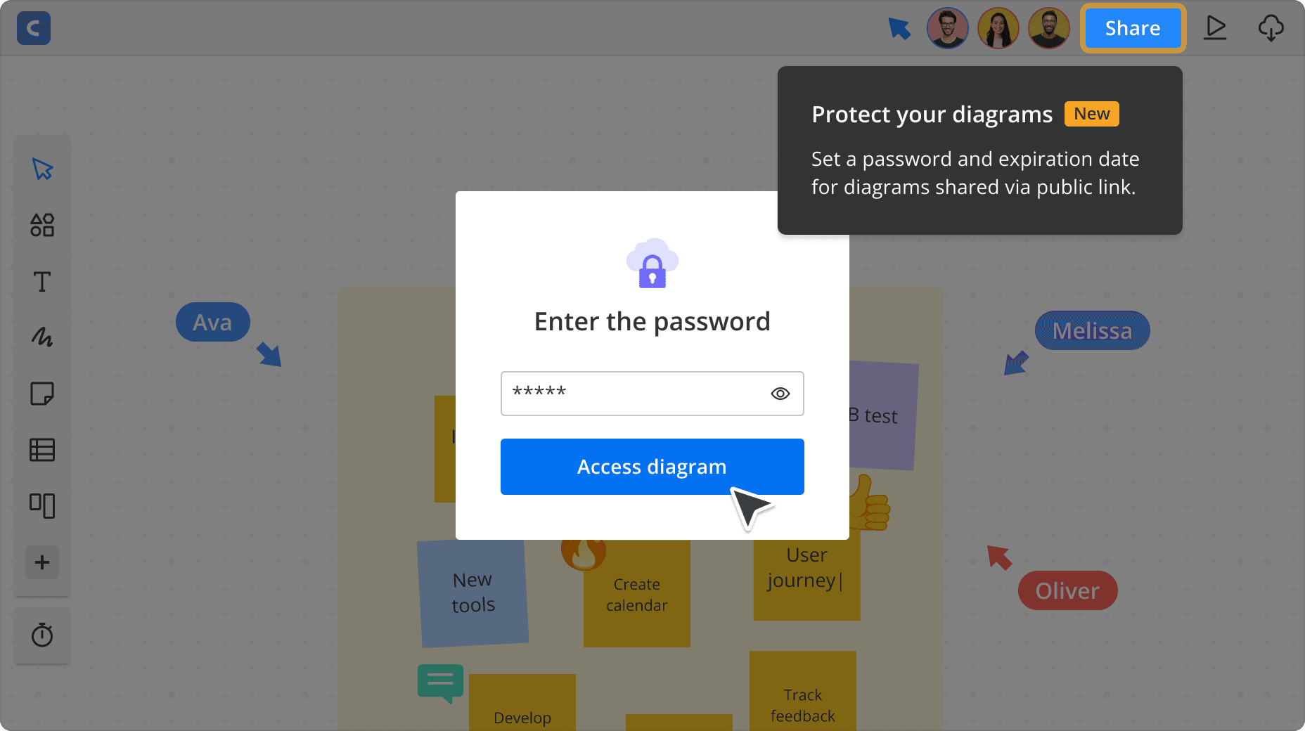 Features | Cacoo Online Diagramming Tool | Nulab