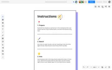 Crazy 8 Template | Cacoo | Nulab